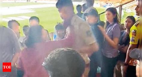 Woman Clashes With ‘drunk Cop At Stadium Ahmedabad News Times Of India