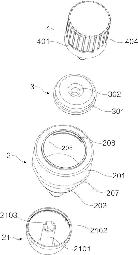 盖外操作的活塞加压释放式容器封闭装置包装容器及其应用的制作方法