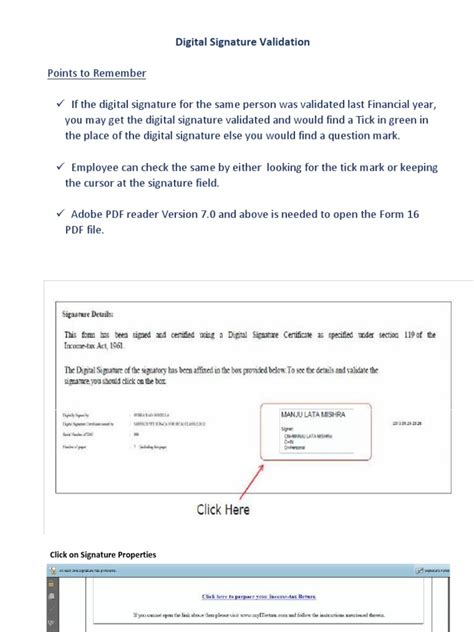 Digital Signature Validation Process Pdf