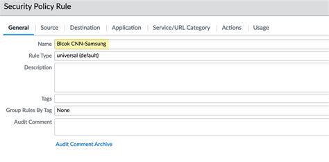 Palo Alto How To Block Specific URLs