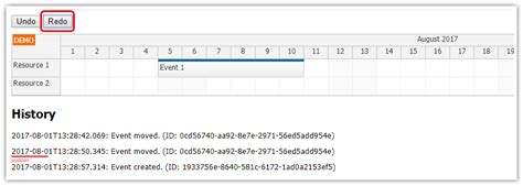 Angular Scheduler Undo Redo Daypilot Code