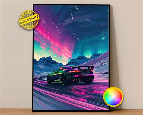 Jaguar Poster F Type Svr Poster 84200 Jaguar Wall Decor Jaguar Art Jaguar Illustration Car
