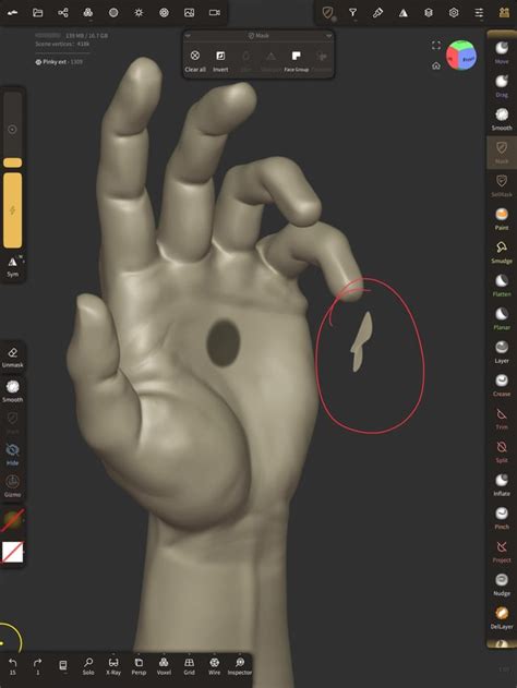 Extract From Mesh Issue Rnomadsculpting