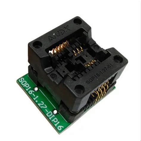 Io Adpsoic8 16 1 27 Sop8 Soic8 So8 1 27mm Pitch Programming Socket Adapter At ₹ 280 In Ghaziabad