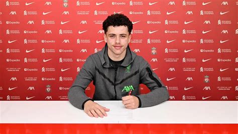Kieran Morrison Signs First Professional Contract With Lfc Liverpool Fc