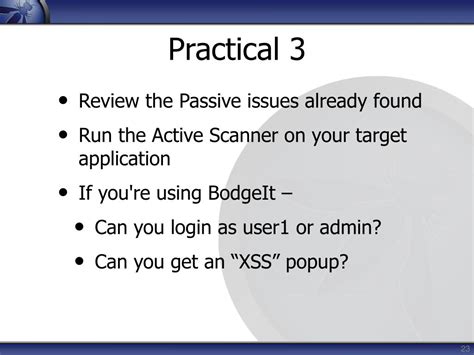 Ppt Owasp Zap Workshop 1 Getting Started Powerpoint Presentation