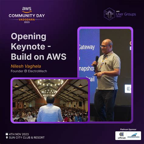 Aws User Group Vadodara On Linkedin Awscommunityday Vadodara2023