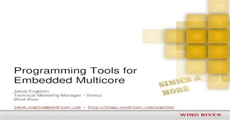 Pdf Programming Tools For Embedded Multicore · 4 Wind River Programming Embedded Multicore