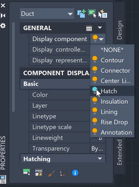 如何在 Autocad Mep 中关闭风管上的图案填充