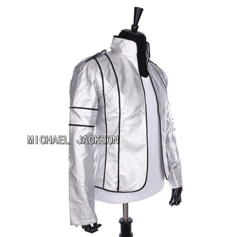 Rare Punk Rock Motorcycle Casual Classic Mj Michael Jackson Silver Leather Costume Heal The