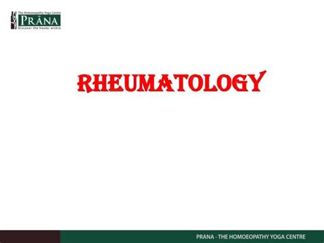 PPT RHEUMATOLOGY PowerPoint Presentation Free Download ID 2301143