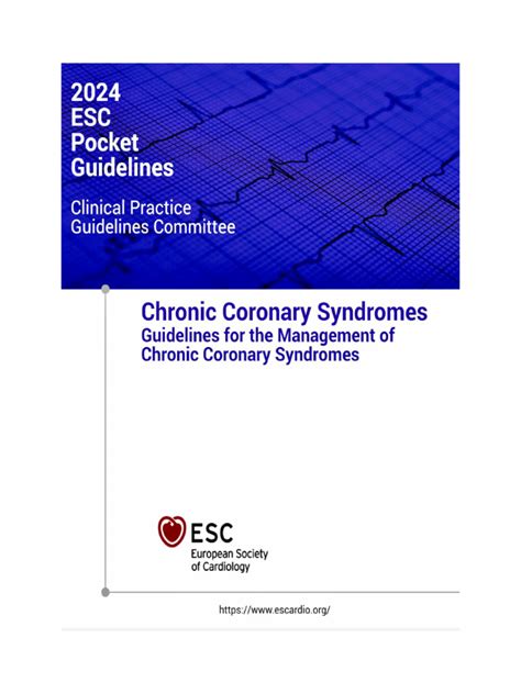 Ccs Esc Pocket Guidelines 2024 White Background Pdf Myocardial Infarction Coronary