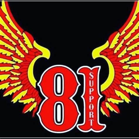Hells Angels 81 Logo Official Hells Angels Support Clothing