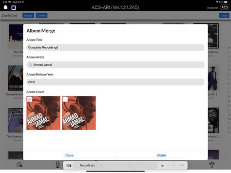 Merging Multi Disc Sets Aurender
