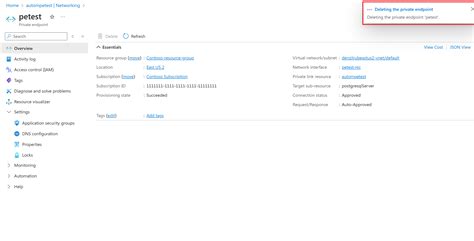 Azure Database For Postgresql の自動マイグレーション プライベート エンドポイントを持つ単一サーバー