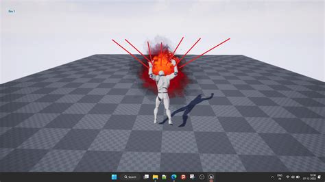 How Do I Create A Attack Which Shoot Fire Projectiles In Horizontal Spread Area In Single Attack