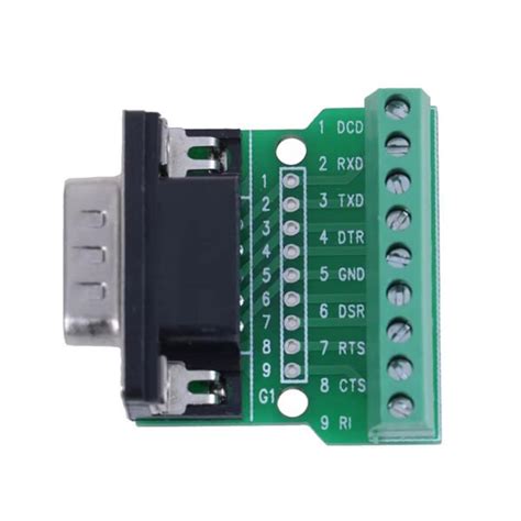 Male Db9 Breakout Board Flux Electronix