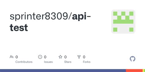 GitHub Sprinter Api Test