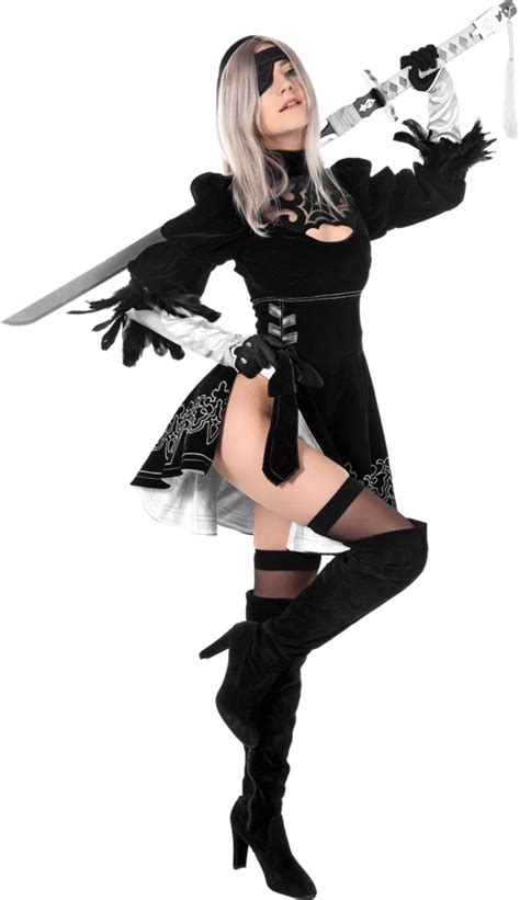 Eva Elfie Cosplay 2b From Nier Automata Freesexycomics