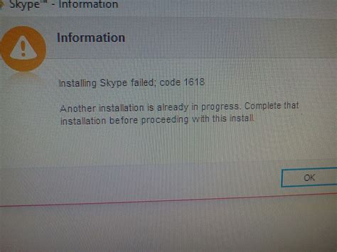 Skype Installation Error 1618 Truezfil