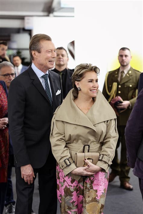 Вчера великий герцог и великая герцогиня посетили вернисаж