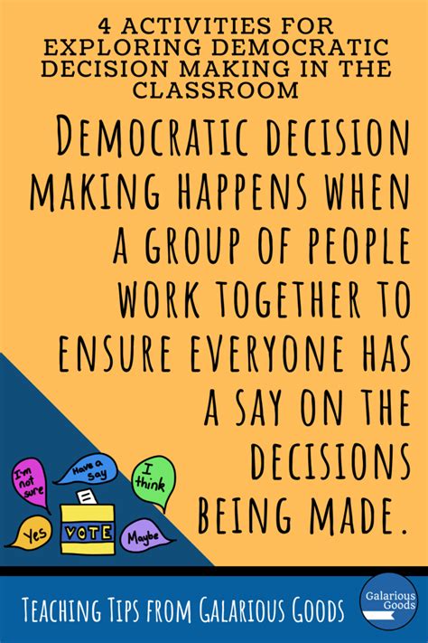 4 Activities For Exploring Democratic Decision Making In The Classroom 4 Activities For Exploring Democratic Decision Making In The Classroom