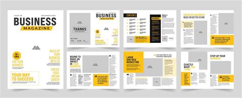 Business Magazine Design Inspiration