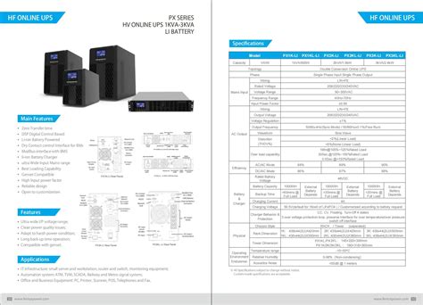 Double Conversion Online Ups Lcd Display 800w 1000va Tower Type With 2