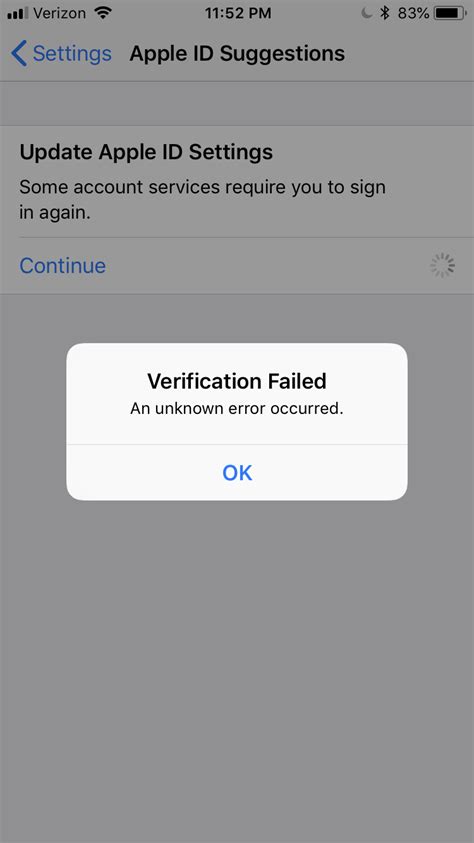 App Store Verification Failed Cannot Find This Person