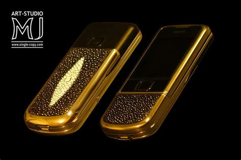 Nokia 8800 Arte Gold Diamond Limited Edtion by MJ - золотые телефоны