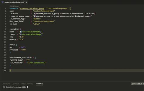 Deploying Sql Server To An Azure Container Instance Using Terraform Part Two Dba From The Cold