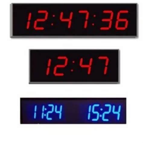 Red Metal Led Digital Clock 220 Volts Ac Electric Power At Best Price In Chennai
