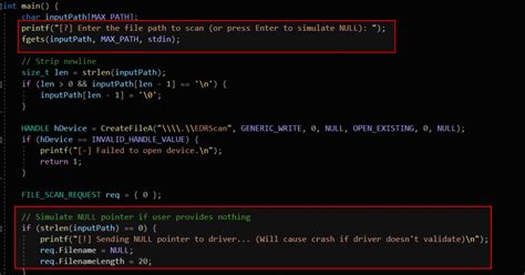understanding null pointer dereference in windows kernel drivers