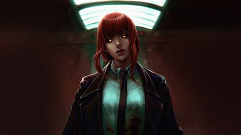 Makima Chainsaw Man 5k Wallpaperhd Anime Wallpapers4k Wallpapers