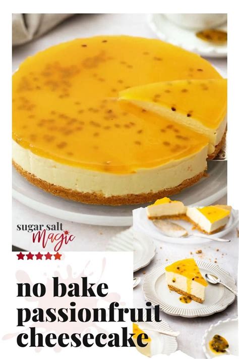 Passionfruit No Bake Cheesecake Artofit