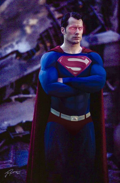 Henry Cavill Classic Superman Look Rsuperman
