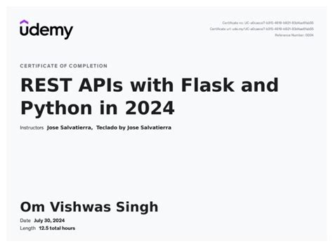 Om Vishwas Singh On Linkedin Learning