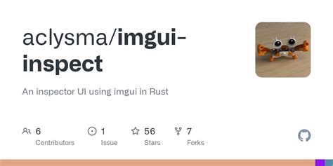 Eguiinspect A Crate To Help Viewing And Editing Struct Through Egui