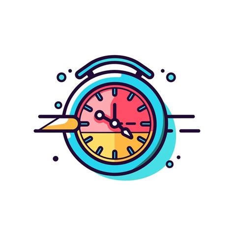Premium Vector Alarm Clock Concept Illustration Cartoon Icon