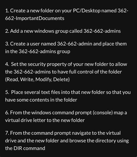 1 Create A New Folder On Your PC Desktop Named Chegg Com