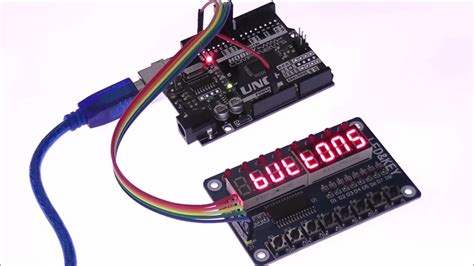 Tm1638 Serial Seven Segment Display And Keypad Demonstration Video Youtube