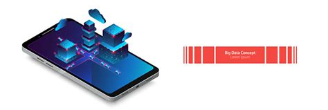 아이소메트릭 휴대 전화 Θig 데이터 흐름 처리 개념 클라우드 데이터베이스 추상 기술 배경입니다 벡터 일러스트레이션 0명에 대한 스톡 벡터 아트 및 기타 이미지 Istock