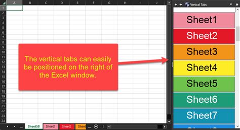 Easy Excel Side Tabs In Color 2023 Kudutek Com
