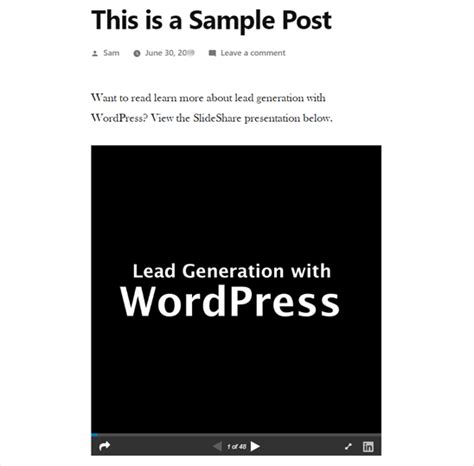 how to embed pdf spreadsheet and others in wordpress blog posts