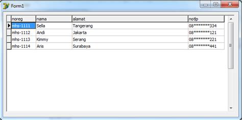 Koneksi Database Access Ke Delphi