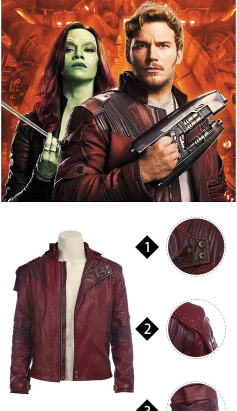 Star Lord Jacket Guardians Of The Galaxy Cosplay Costume Wishiny