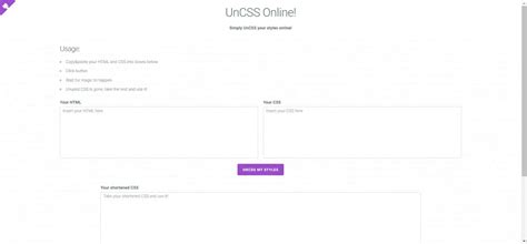 uncss 在线精简去除多余无用的 css 腾讯云开发者社区 腾讯云