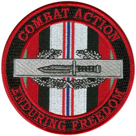 Combat Action Enduring Freedom Patch Military Themed Apparel And Accessories