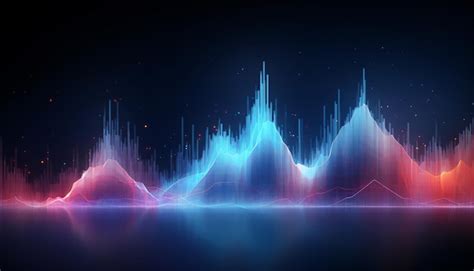 Premium Photo Glowing Chart Of Investment Financial Data Analysis