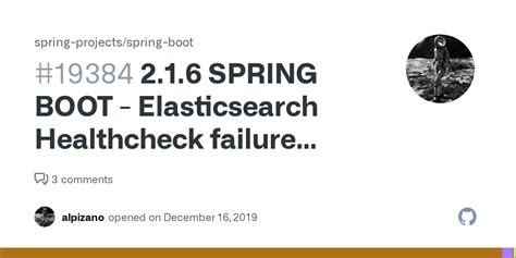 216 Spring Boot Elasticsearch Healthcheck Failure Using Spring